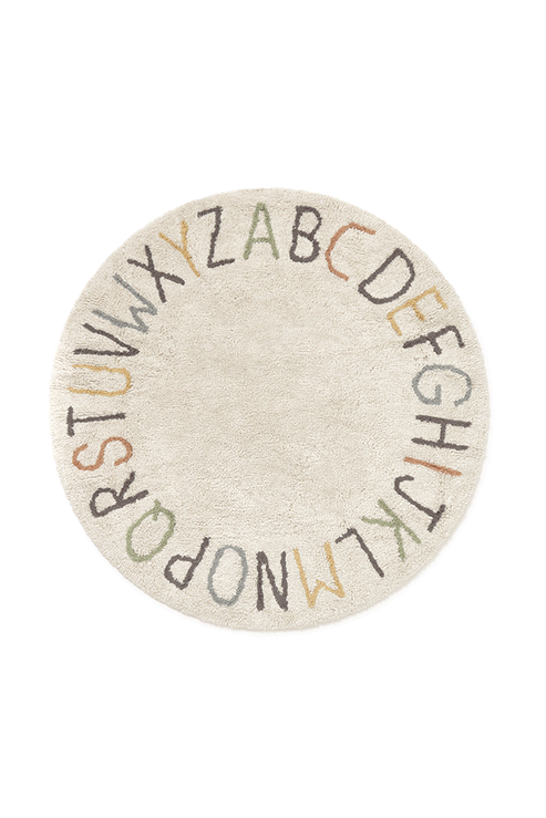 WASHABLE PLAY RUG ABC COLOR AND LETTERS – Lorena Canals
