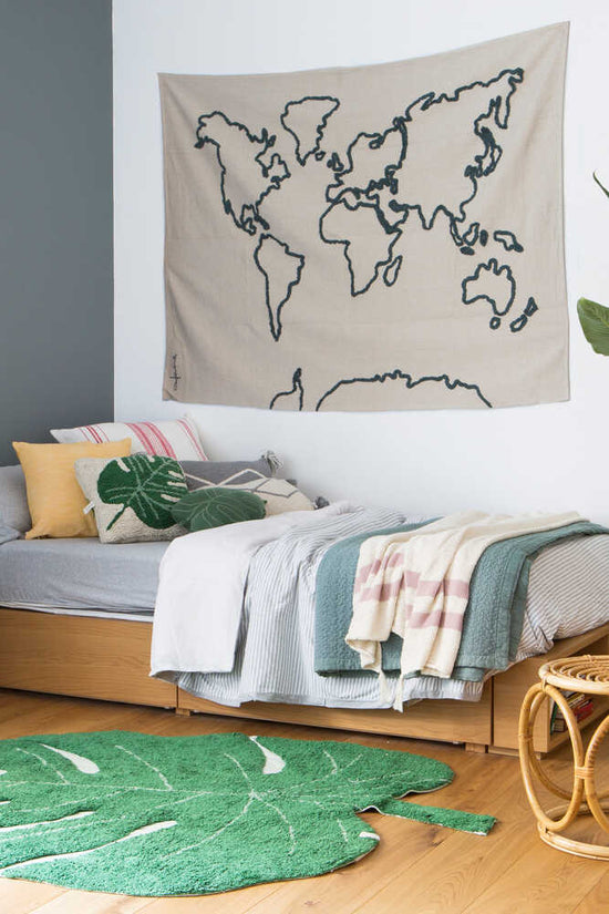 Wall Hanging Canvas Map | Lorena Canals