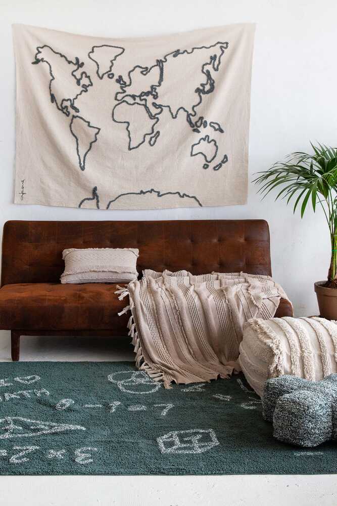 Wall Hanging Canvas Map | Lorena Canals